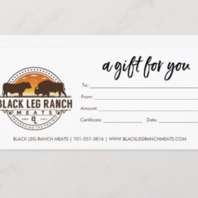 Black Leg Ranch Meats